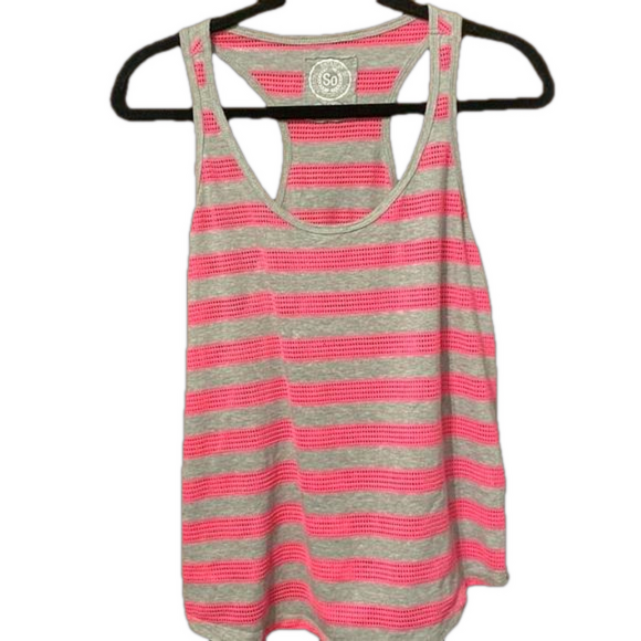 SO | Tops | So Razorback Striped Tank Top | Poshmark